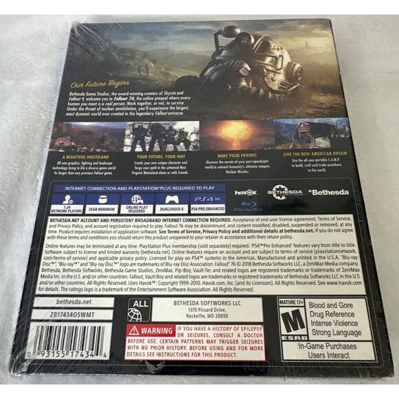 PS4 | Video Games & Consoles | New 28 Ps4 Fallout 76 Walmart Exclusive ...